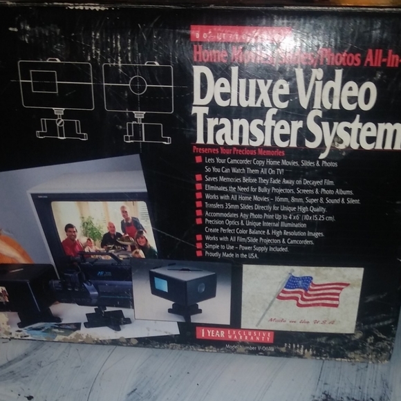 Cameras, Photo & Video | Vintage Deluxe Video Transfer System Home ...